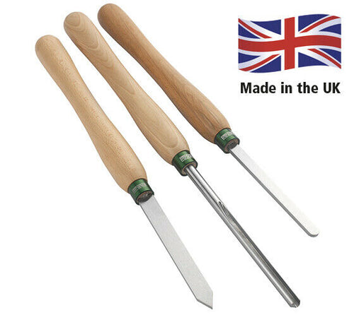 Record Power 3 Piece HSS Bowl Turning Tool Set 103720